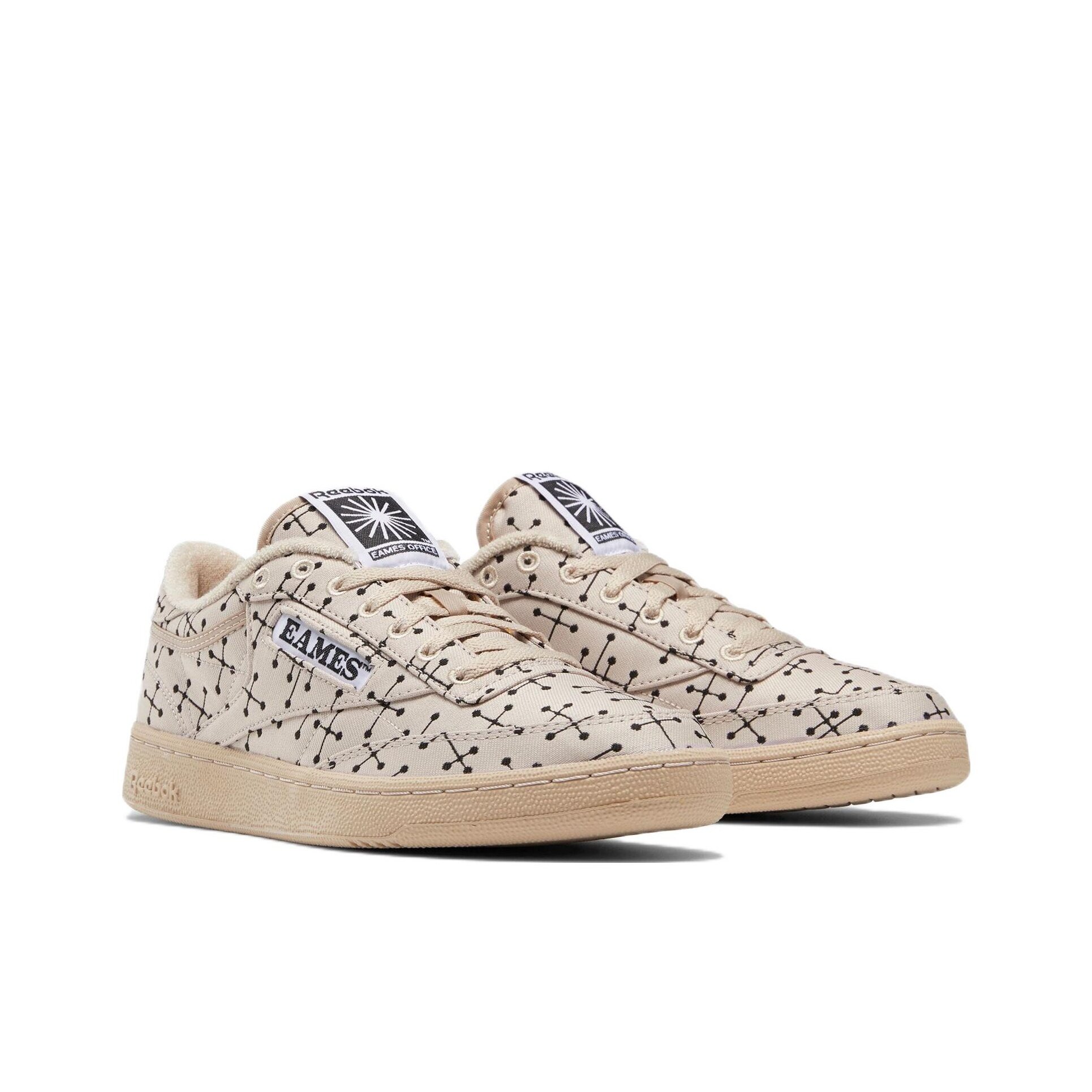 Кроссовки Reebok Club C, размер EU 44 стопа (28.5CM), коричневый/бежевый — фото 1