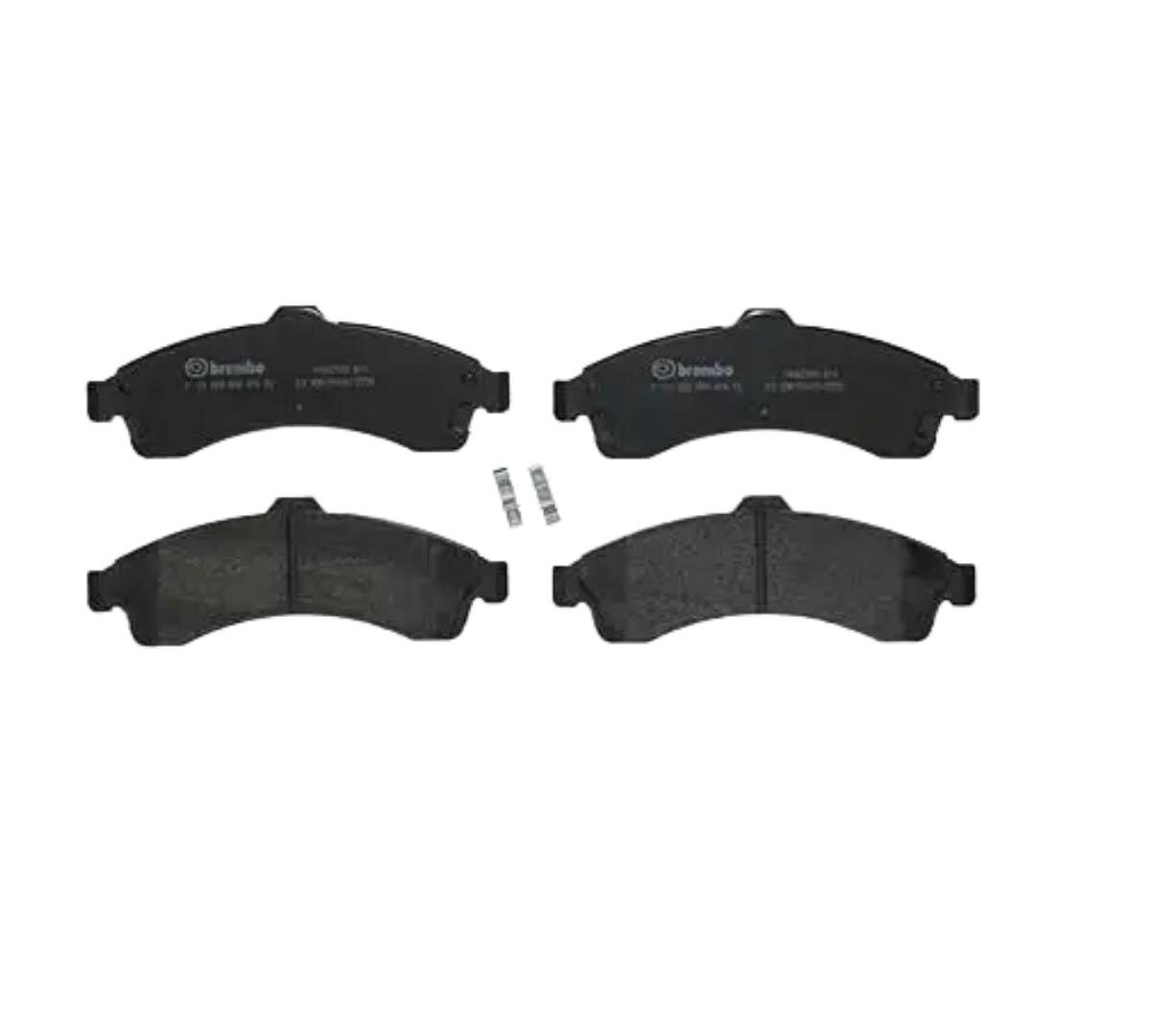Колодки тормозные BREMBO P10009 передние, Chevrolet Trailblazer 4.2-5.3 09.01-09.08, Isuzu Ascender 4.2-5.3 03.03-, Saab 9-7x 4.2-5.3 12.05-