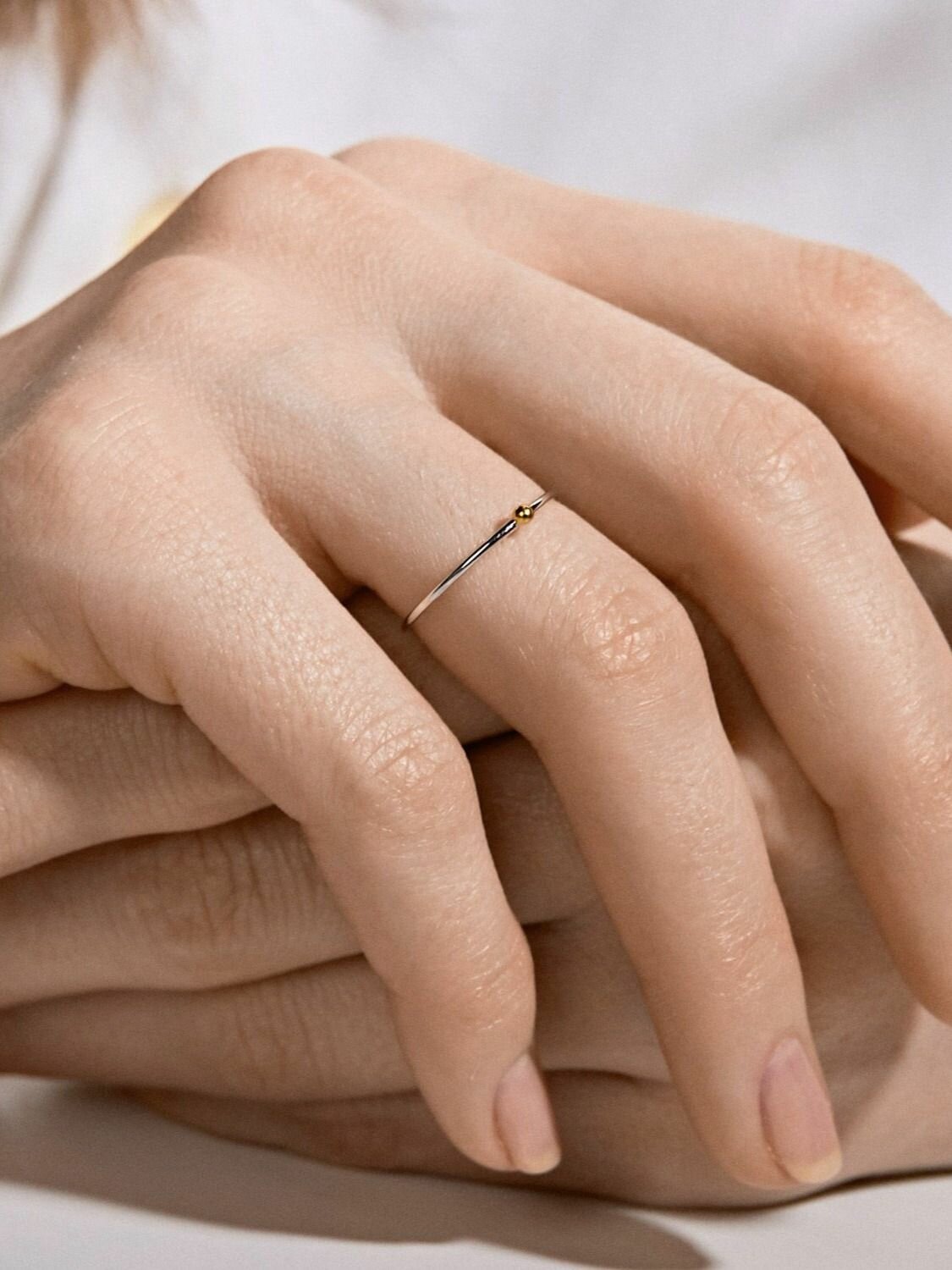 Кольцо, золото, 585 проба, родирование