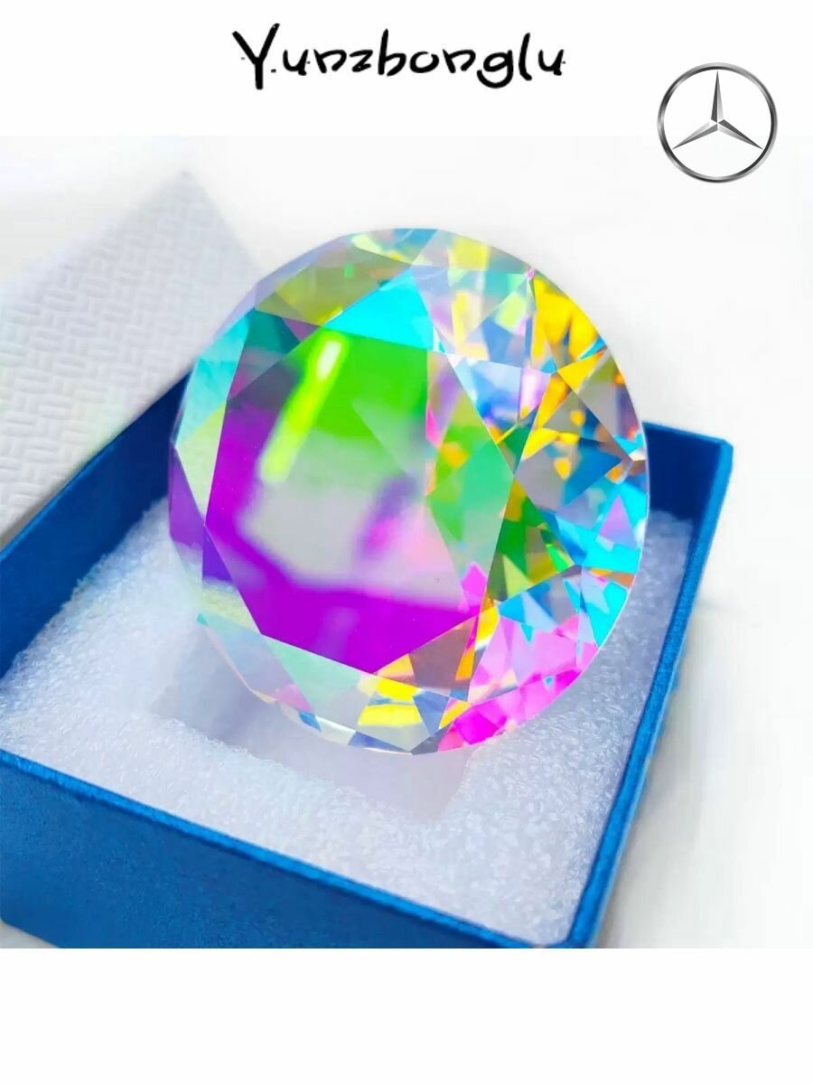 Yunzhonglu модель бриллианта, кристалл призма для фото, ловец солнца,6CM, с подарочной упаковкой