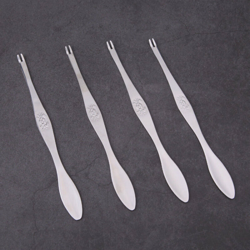 Инструменты для еды крабов дома, 304 нержавеющая сталь, восьмикомпонентные плоскогубцы, игла, трикомпонентные ножницы для снятия шерсти краба, щепотка для грецких орехов, лобстер