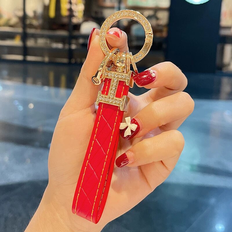 Новый брелок для ключей для женщин, элитный брелок-бантик, персонализированный брелок для ключей, подвеска-брелок с
