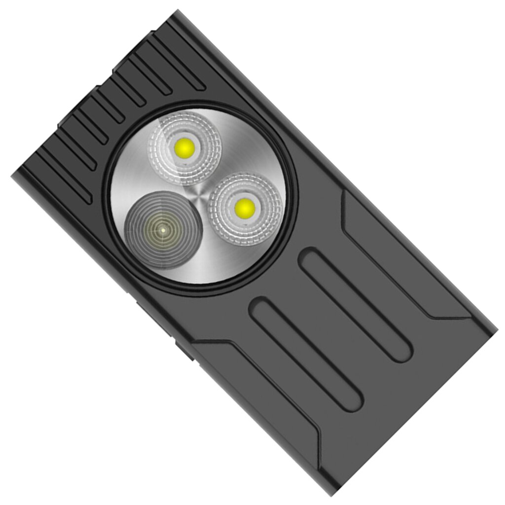 Портативный светодиодный фонарик сине-белый красный фонарь с быстрой зарядкой через USB C Магнитное основание