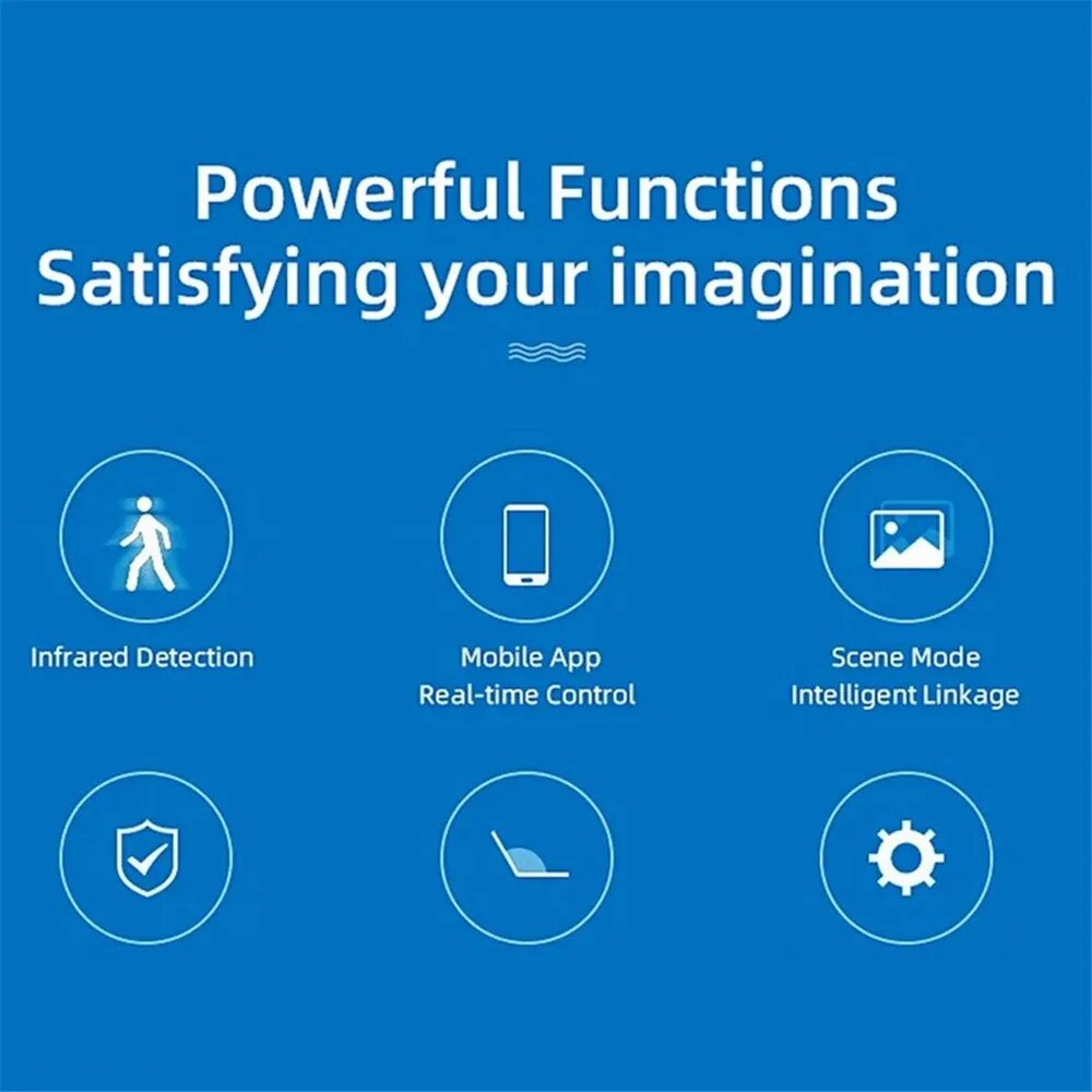 Датчик присутствия человека Graffiti Smart ZigBee, Белый — фото 1