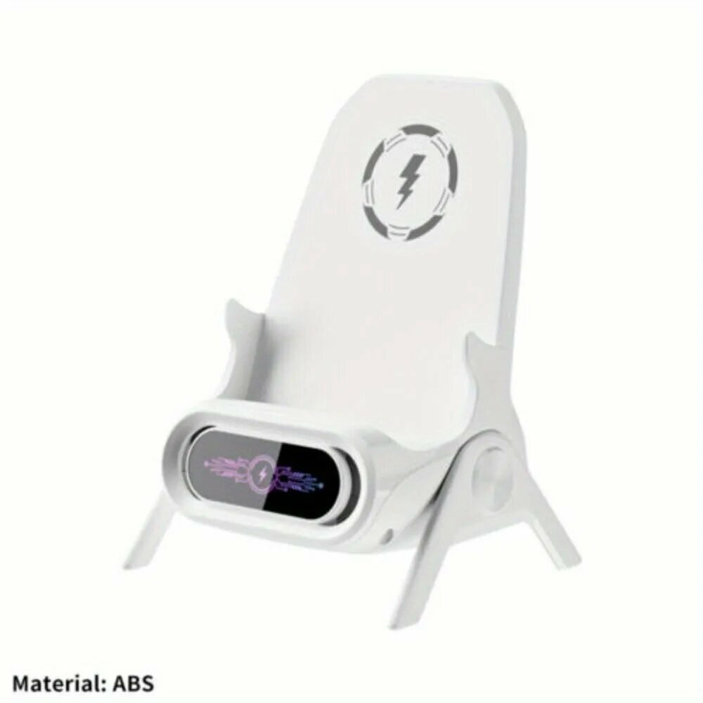 Портативный мини-стул Беспроводное зарядное устройство Настольный держатель мобильного телефона 15W Быстрая зарядка