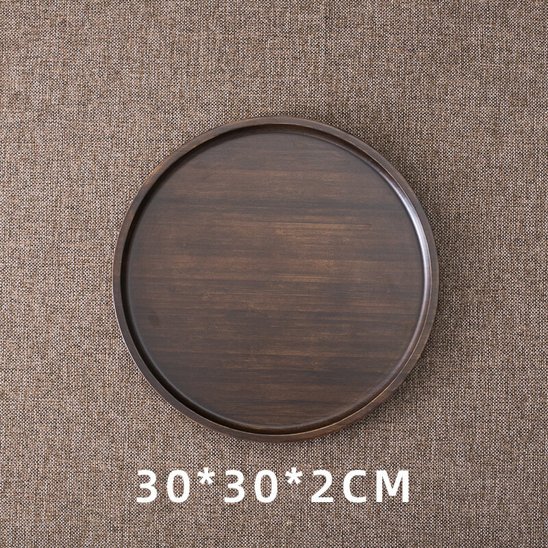 2026 Новейший бамбуковый поднос для чая, поднос для чашек в гостиной, поднос для чайной комнаты, высококачественный поднос для закусок, поднос для хранения, обеденный поднос из бамбука