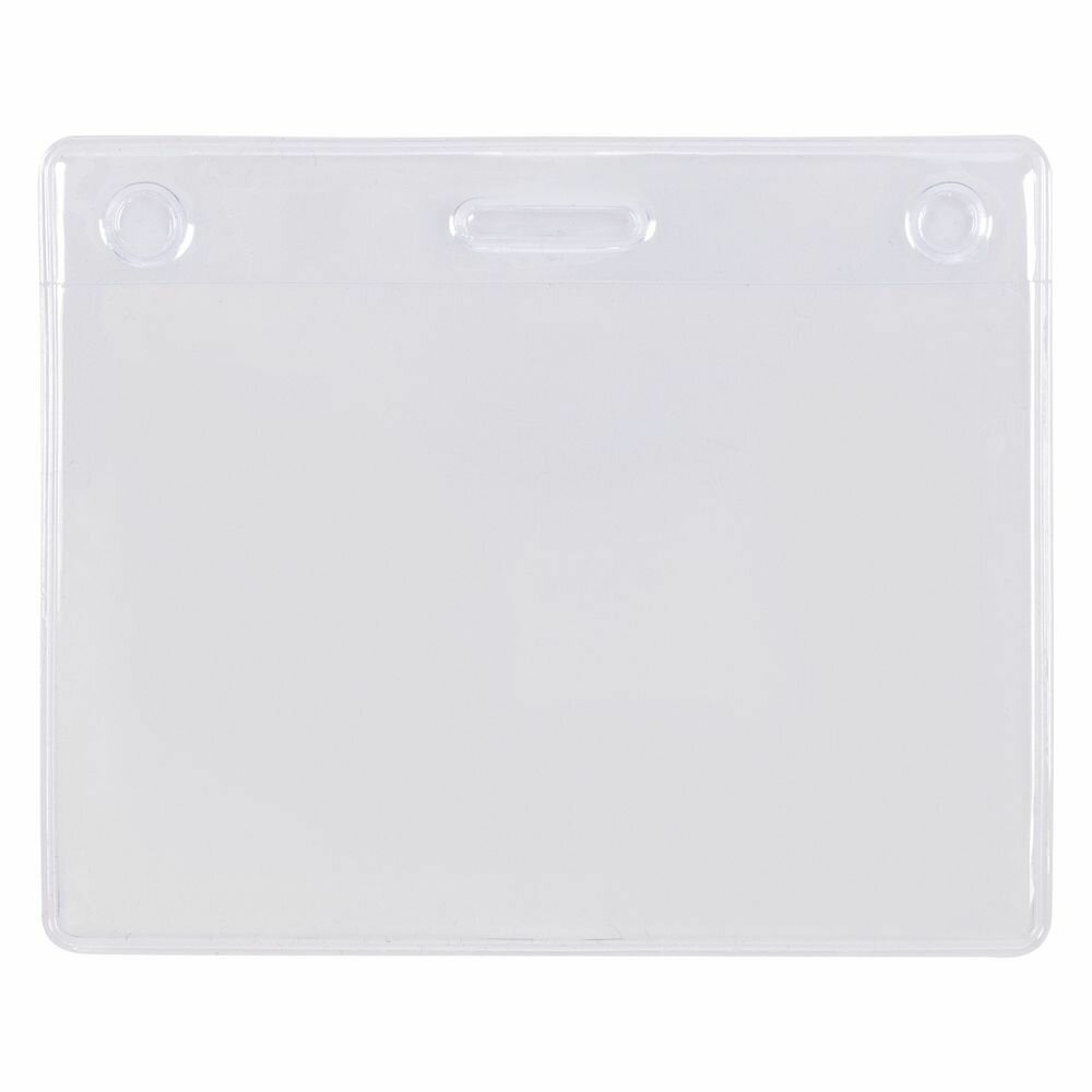 12 шт, Карман для бейджа Lucent, горизонтальный, 9,5х8 см