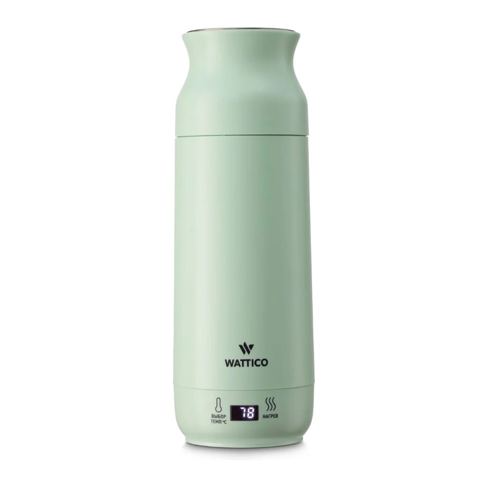 Маленький электрический чайник-термос WATTICO KETTLE 450мл зеленый kettle_green