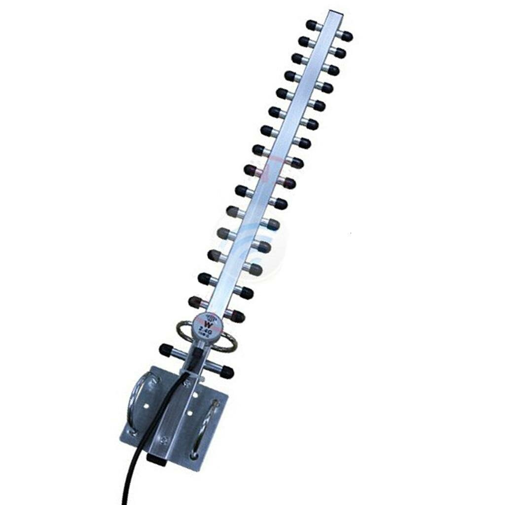 Yagi-антенна 2.4 ГГц 25 дБи Outdoor, RP-SMA, Серебро