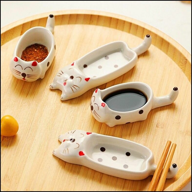 Керамические соусники, Соусник с ручкой керамический