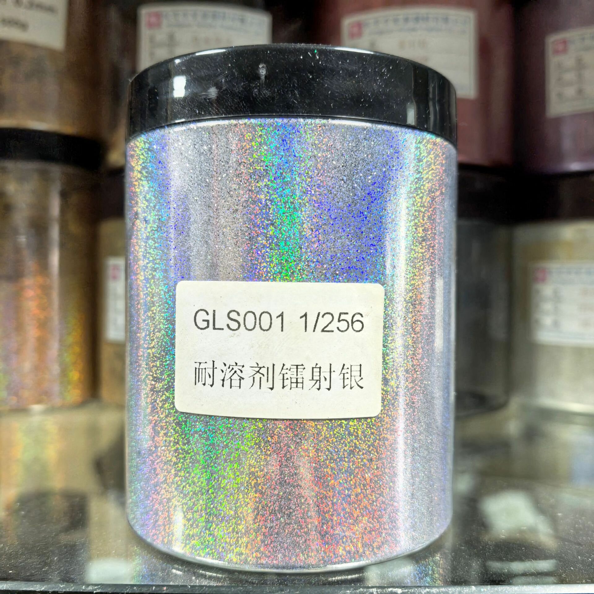 Оптовая продажа растворостойкой лазерной серебряной ультратонкой мелкой блестки PET с высоким глянцем для трафаретной печати, радужный порошок, лазерный порошок