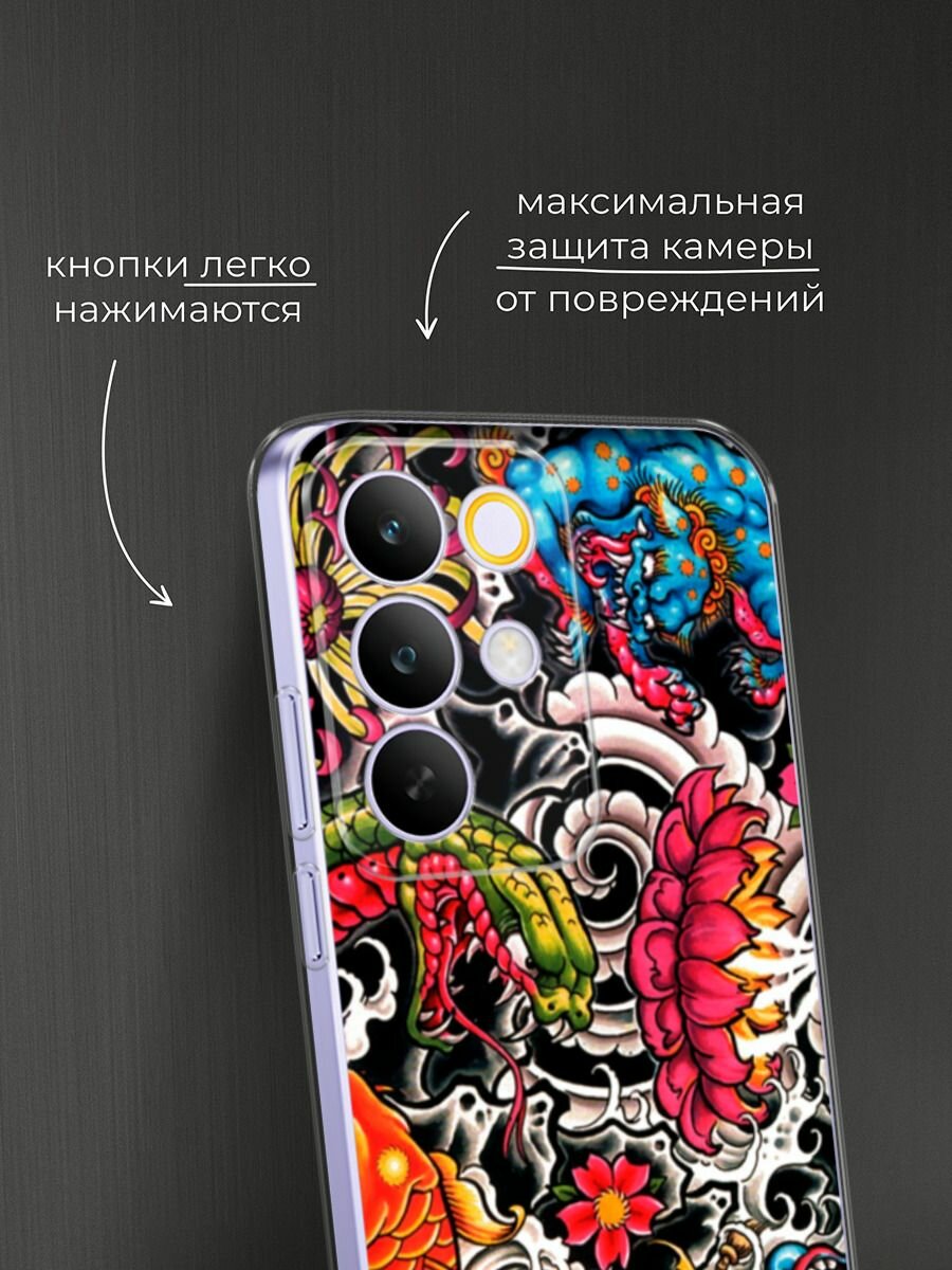 Чехол на Realme C85 Pro / Реалми C85 Про с принтом Японское искусство — фото 1