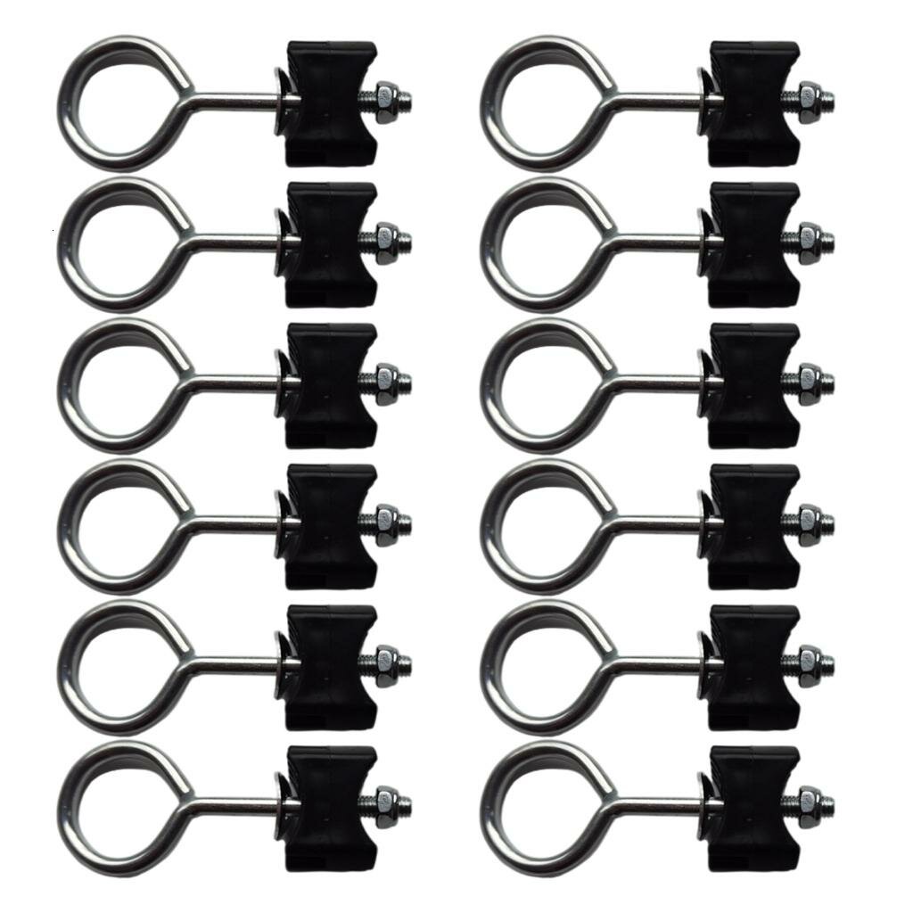 Винты для крепления батута, оцинкованная сталь, 12 шт.