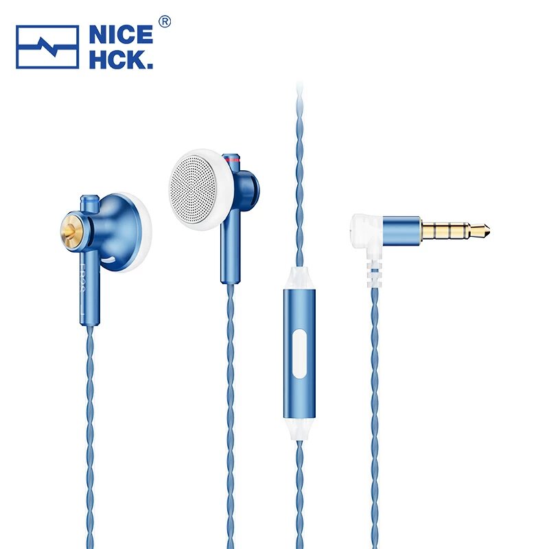 NICEHCK Original EB2SPRO Высококачественные наушники-вкладыши с микрофоном для музыки, игр и звонков - разъем 3.5 мм
