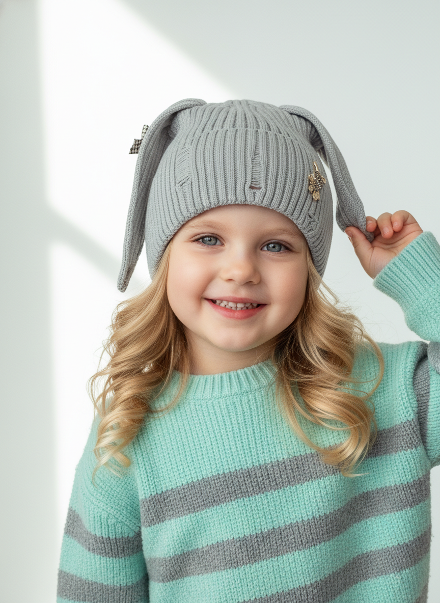 Шапка-бини шапки весна для девочек