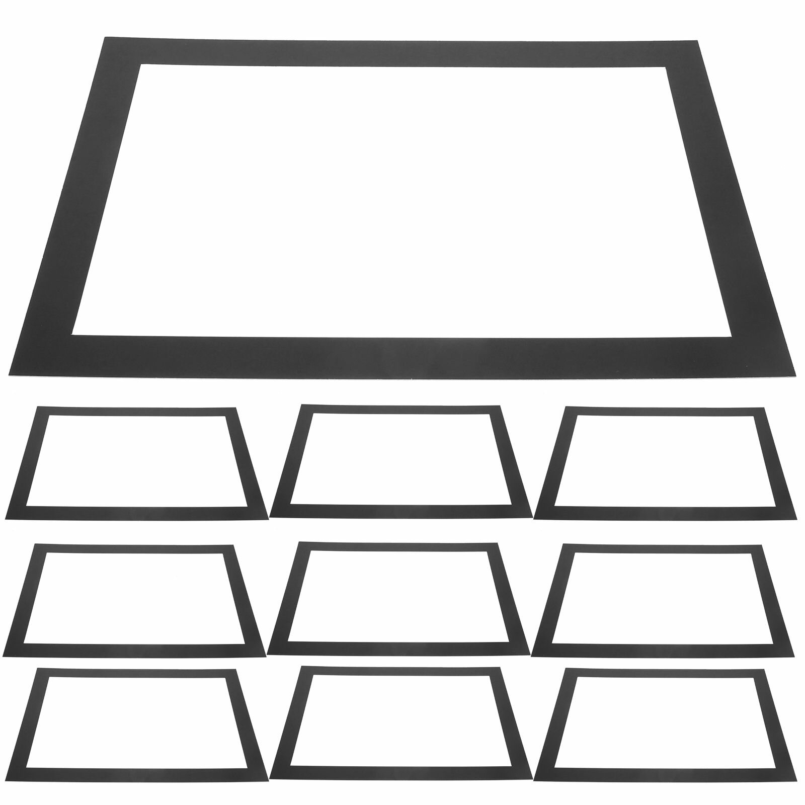 10 Штук Черных Матов, Для Рамок, Из Бумаги, Для DIY
