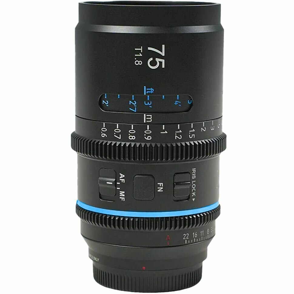 Объектив Sirui Astra 75mm T1.8 FF AF Anamorphic 1.33x L-mount (Blue flare)