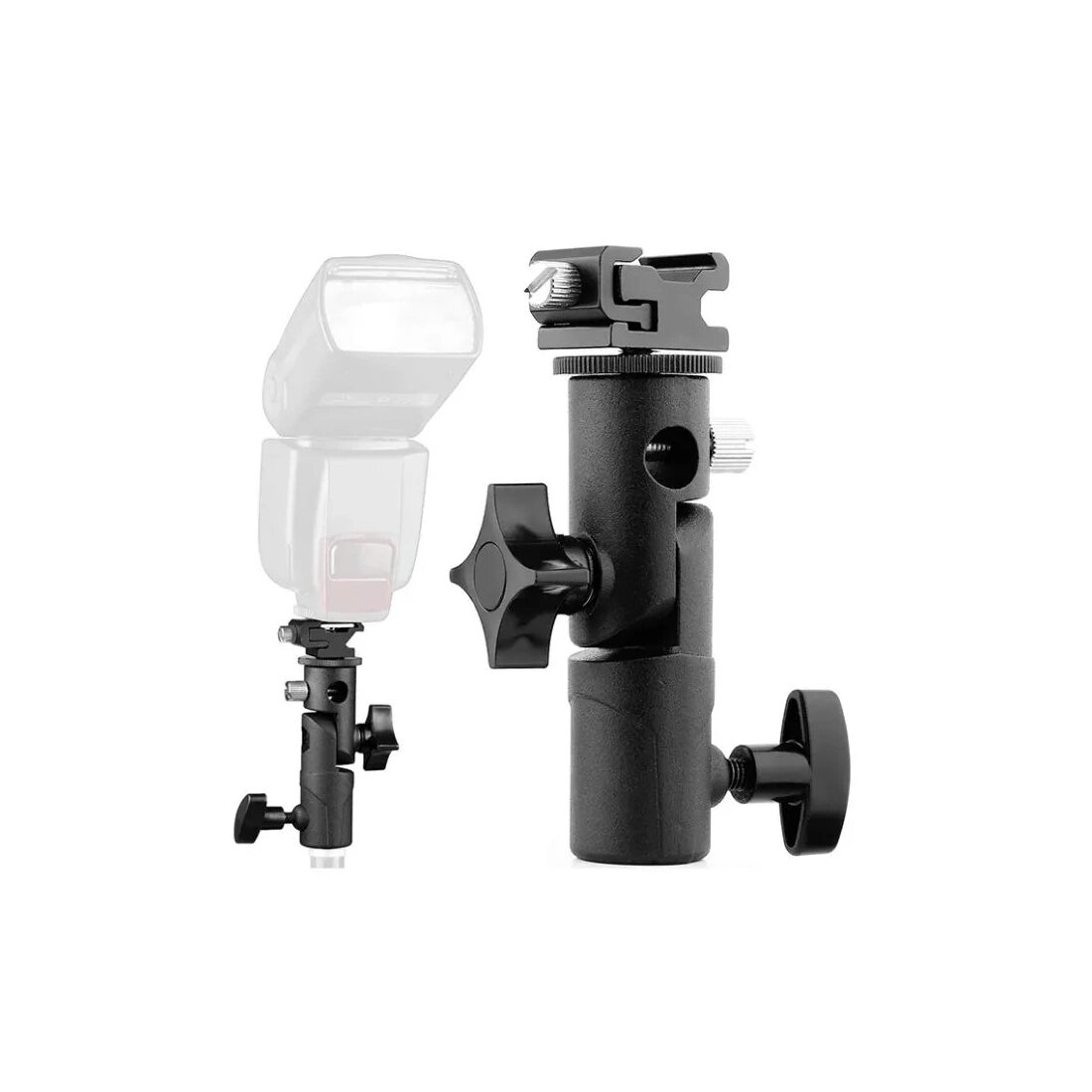 Металлическое крепление для вспышки и фотозонта Zoombix E-type