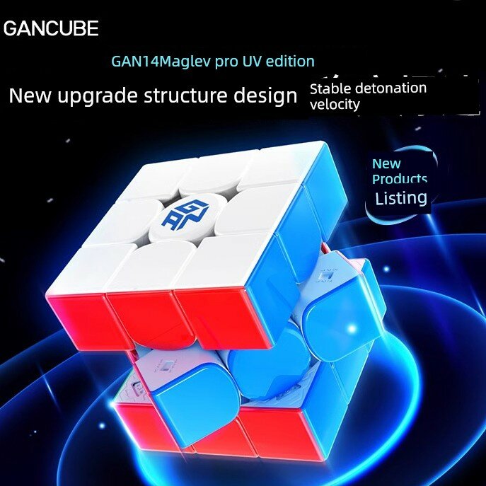 GAN 14 Maglev PRO UV Диамантовая Поверхность 3x3 Магнитный Скоростной Кубик