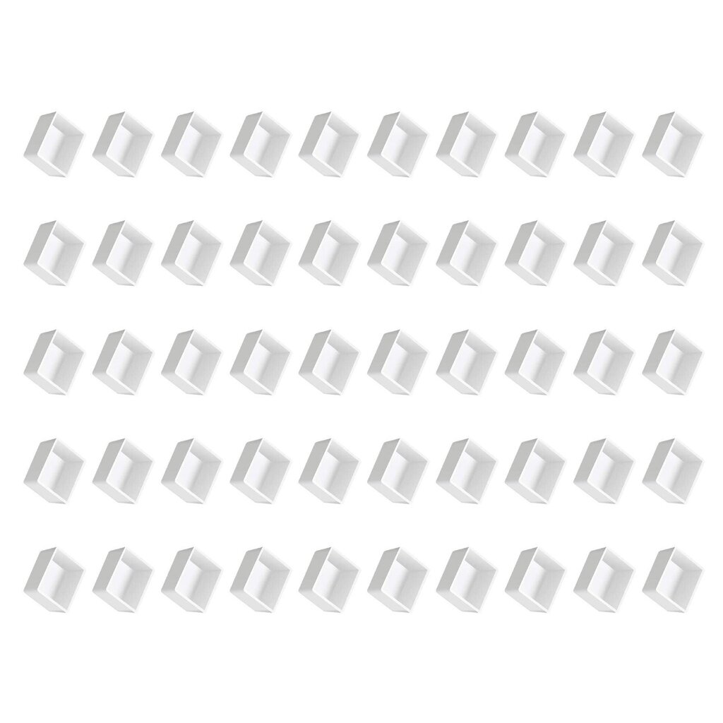 50 шт./Упак. Маленькая Коробка Для Акварельных Красок, Пустой Поддон Для Краски, Жестянка Для Хранения Акварельных Красок для Акварельных Масел, Акриловая Краска