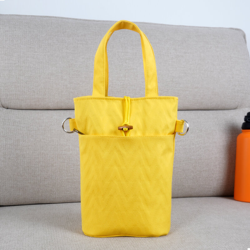 Утолщенная сумка через плечо с двойным держателем для стаканов, водонепроницаемая, с отделением для мамы, защитным чехлом, сумка для уличного зонта, изолированный держатель для стаканов