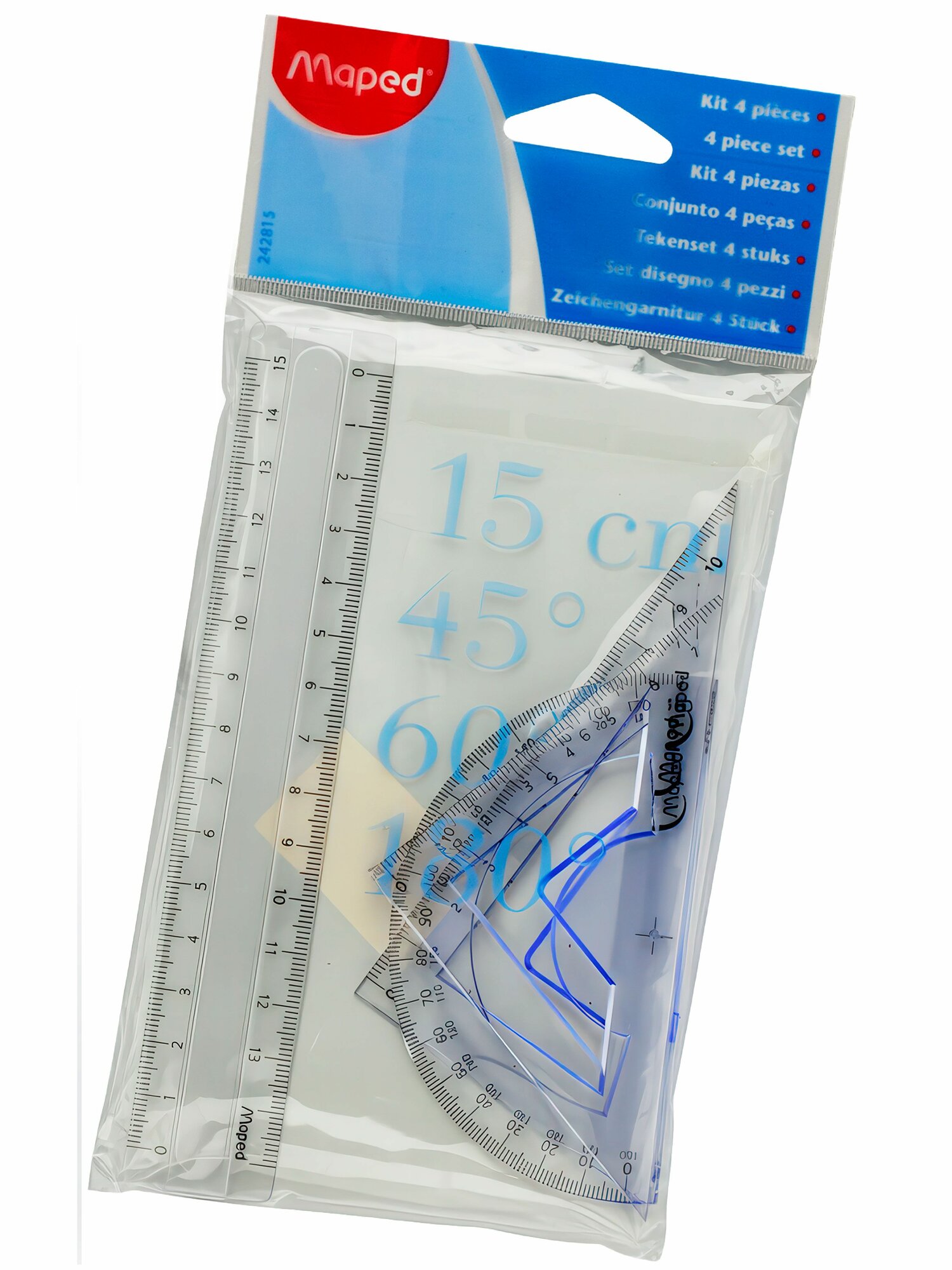 Набор чертежный 4 предмета MAPED, MP 242815