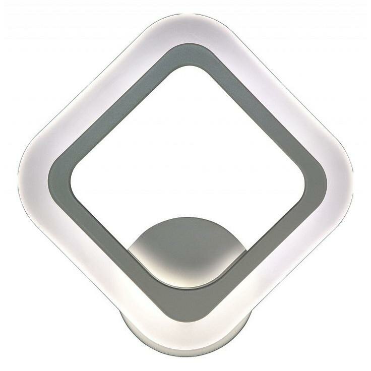 Накладной светильник Natali Kovaltseva LED LED LAMPS 81138/1W цвет белый На монтажной пластине Техно