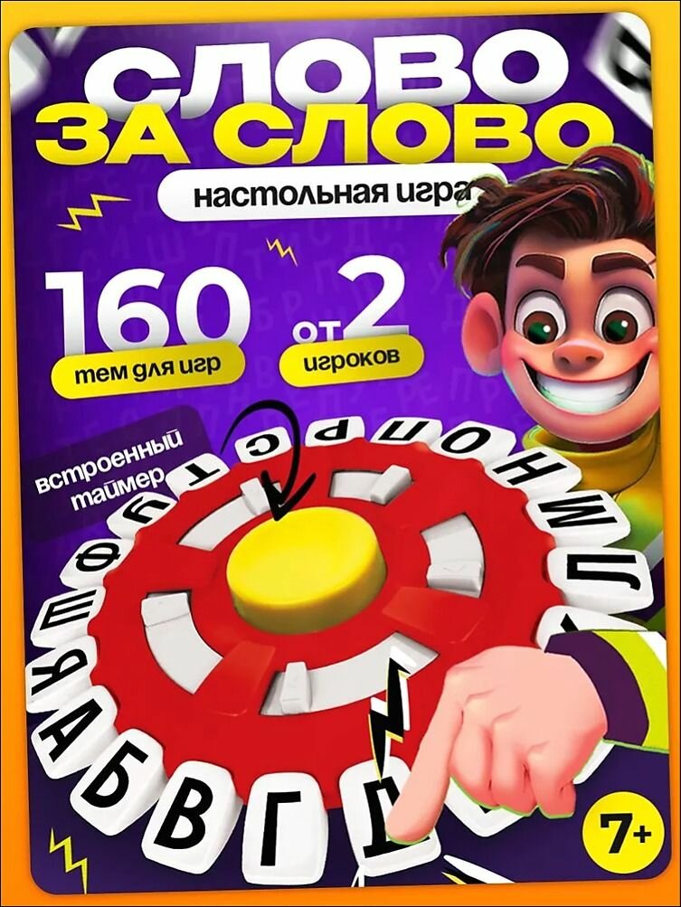 Настольные игры для компании детей и взрослых / Быстрые слова / Игра в слова