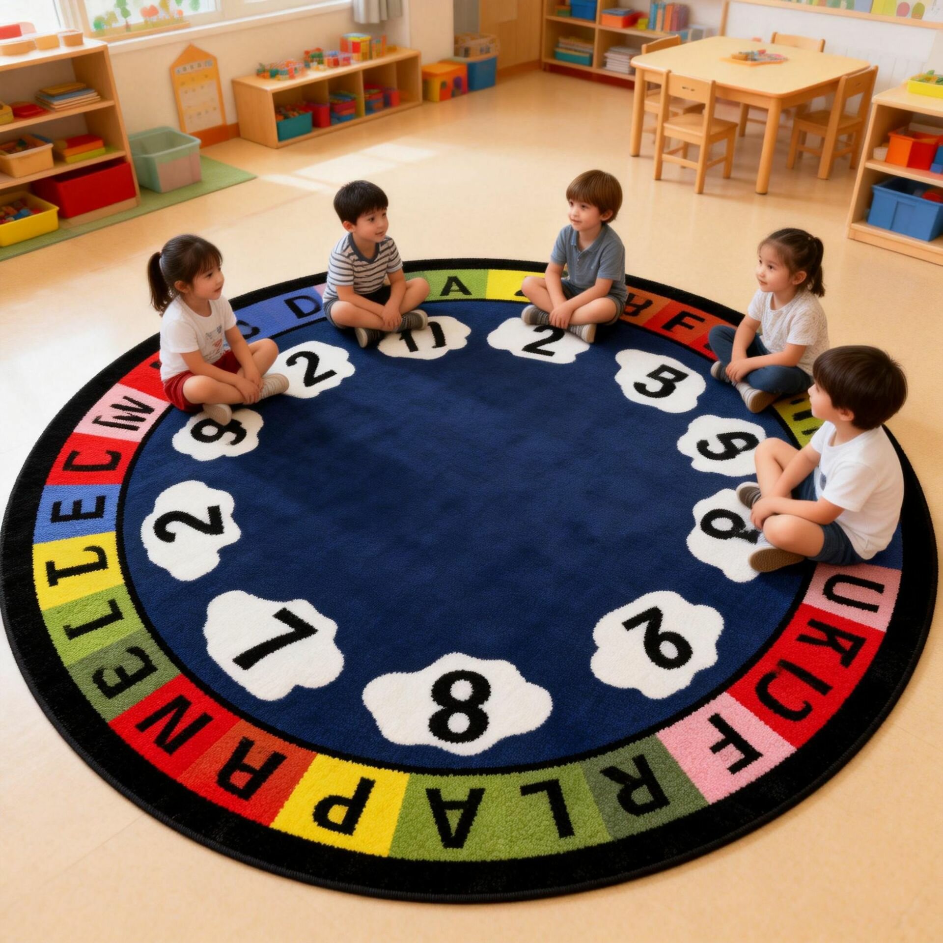 Коврик для детей в детском саду, коврик для раннего образования, коврик для чтения алфавита, игровой коврик с бесплатным логотипом