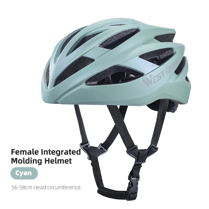 WEST BIKING женский велосипедный шлем, кошачий глаз Cyan