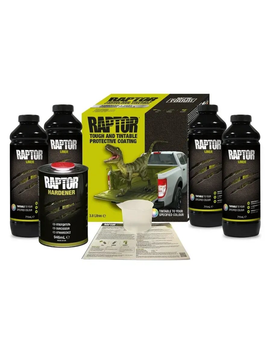 Защитное покрытие RAPTOR колеруемое 3800 мл