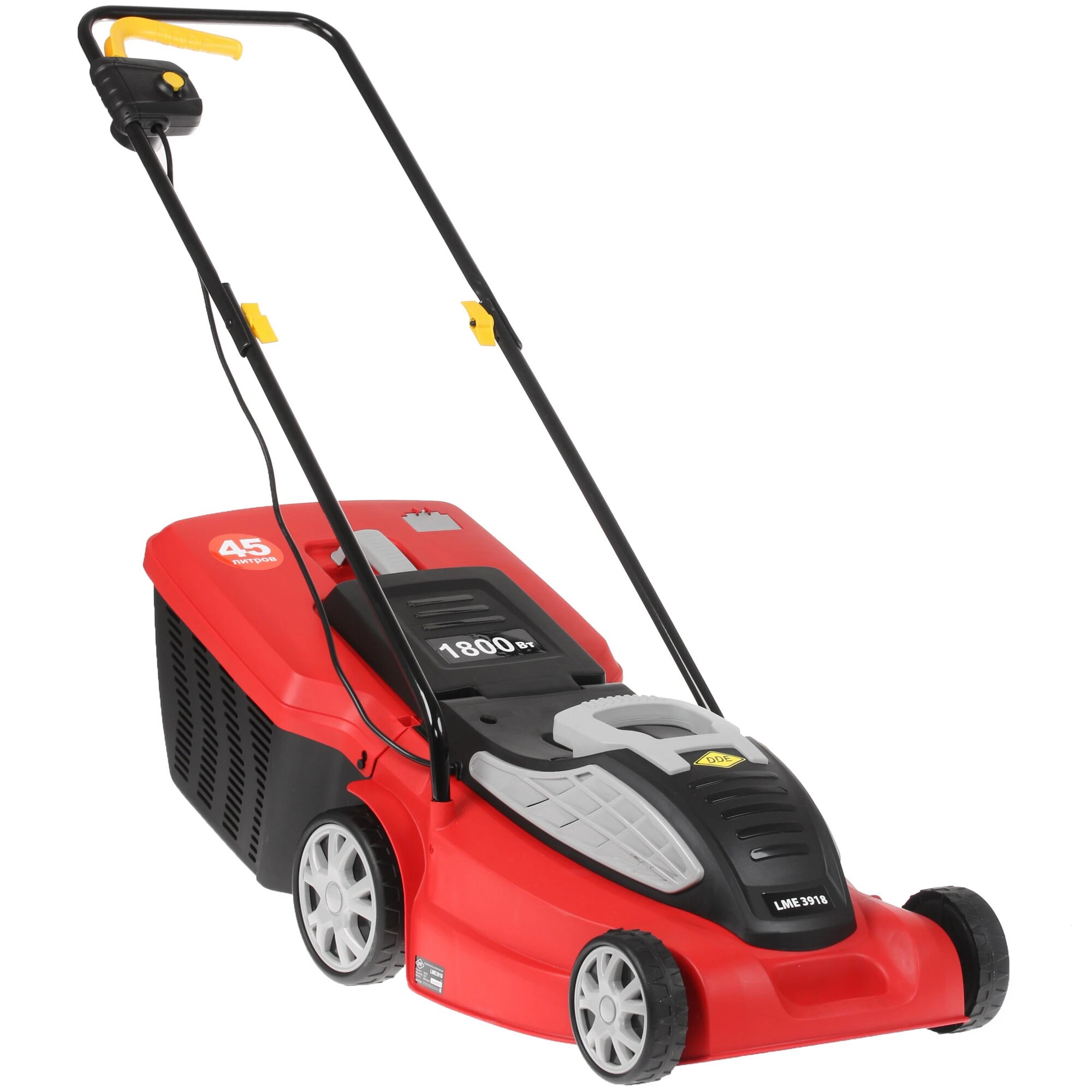 Газонокосилка электрическая DDE LME 3918, 1,8 кВт, 25–65 см, 3850 об/мин