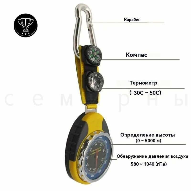 Электронный барометр GM для точного прогноза погоды во время рыбалки