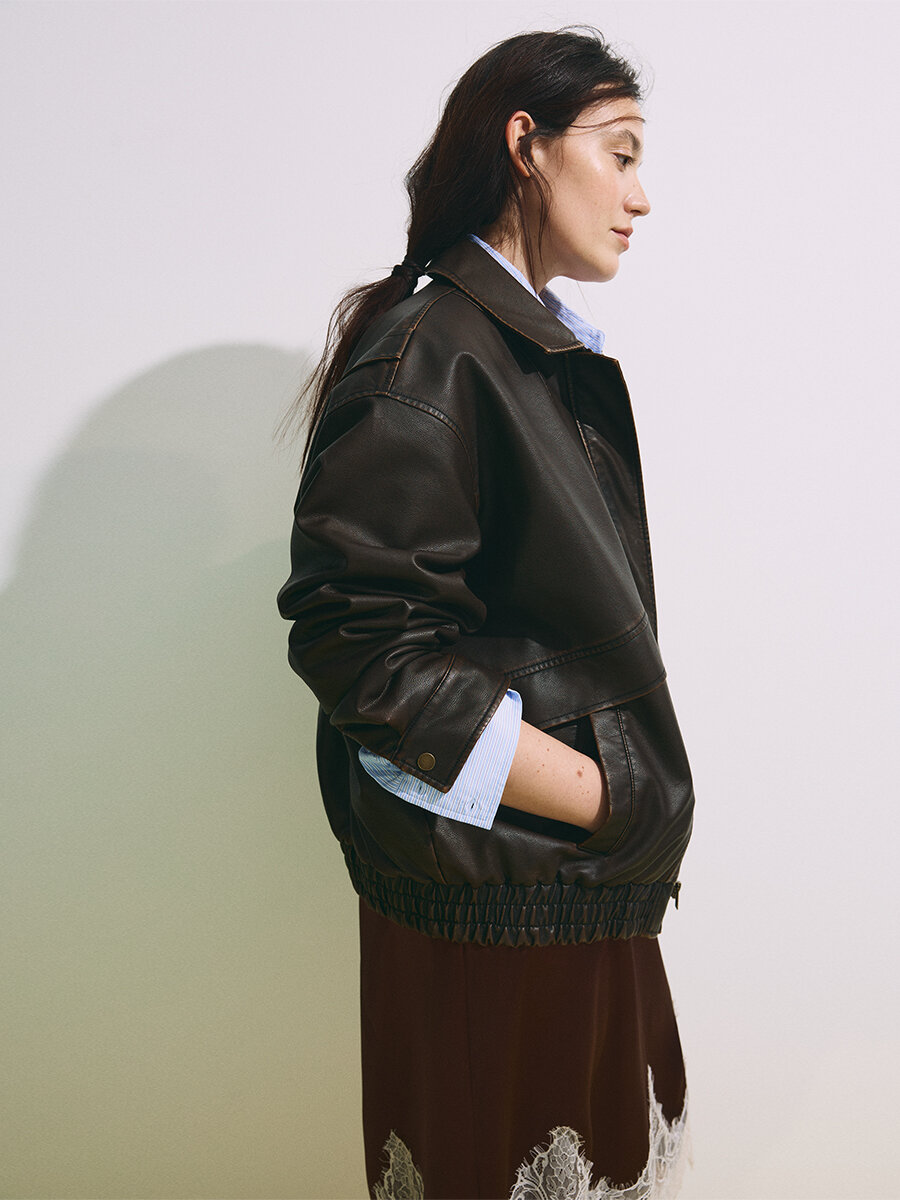 Бомбер Plus size