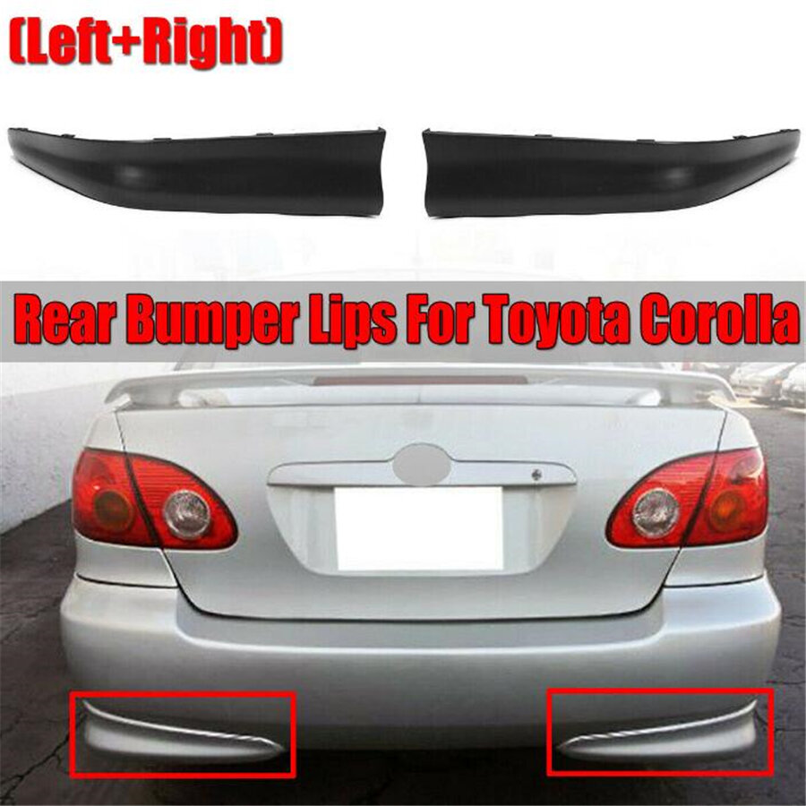 Бампер Спойлер Обвес Для Toyota Corolla 2003-2008 S Стиль Задние Фартуки Заплеванный