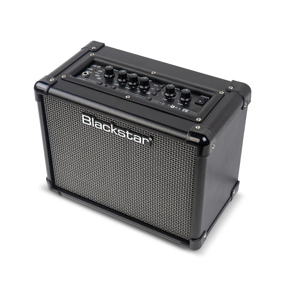 Blackstar ID: CORE V4 10W Электрогитарный комбоусилитель, Bluetooth, USB-аудиоинтерфейс, 12 эффектов, цвет: Чёрный / Белый