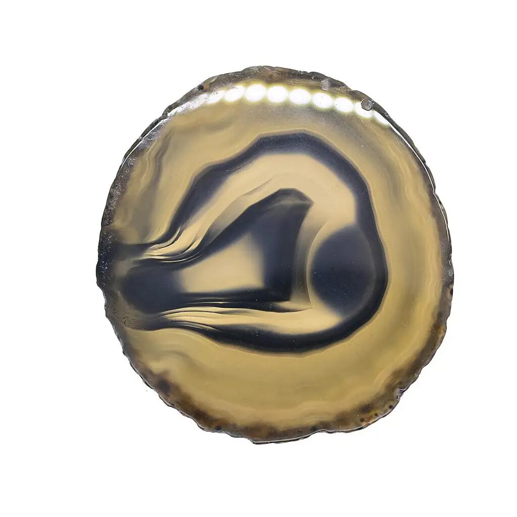 Натуральные полированные агаты 60-80 мм