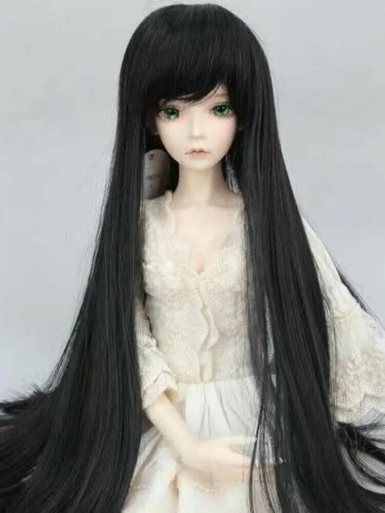 Парик для кукол BJD 1/6 30 см сменные волосы для шарнирных кукол окружность головы 15-17 см