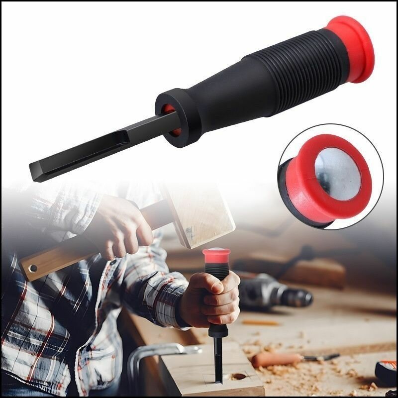 Эксклюзивное угловое долото 90 градусов с прочным пластиковым держателем выполнено из высокоуглеродистой стали