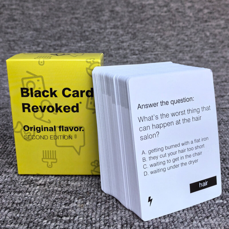 ⭐Полная английская черная карта, отмененная игра, настольная игра, карточная игра, интерактивная игрушка⭐