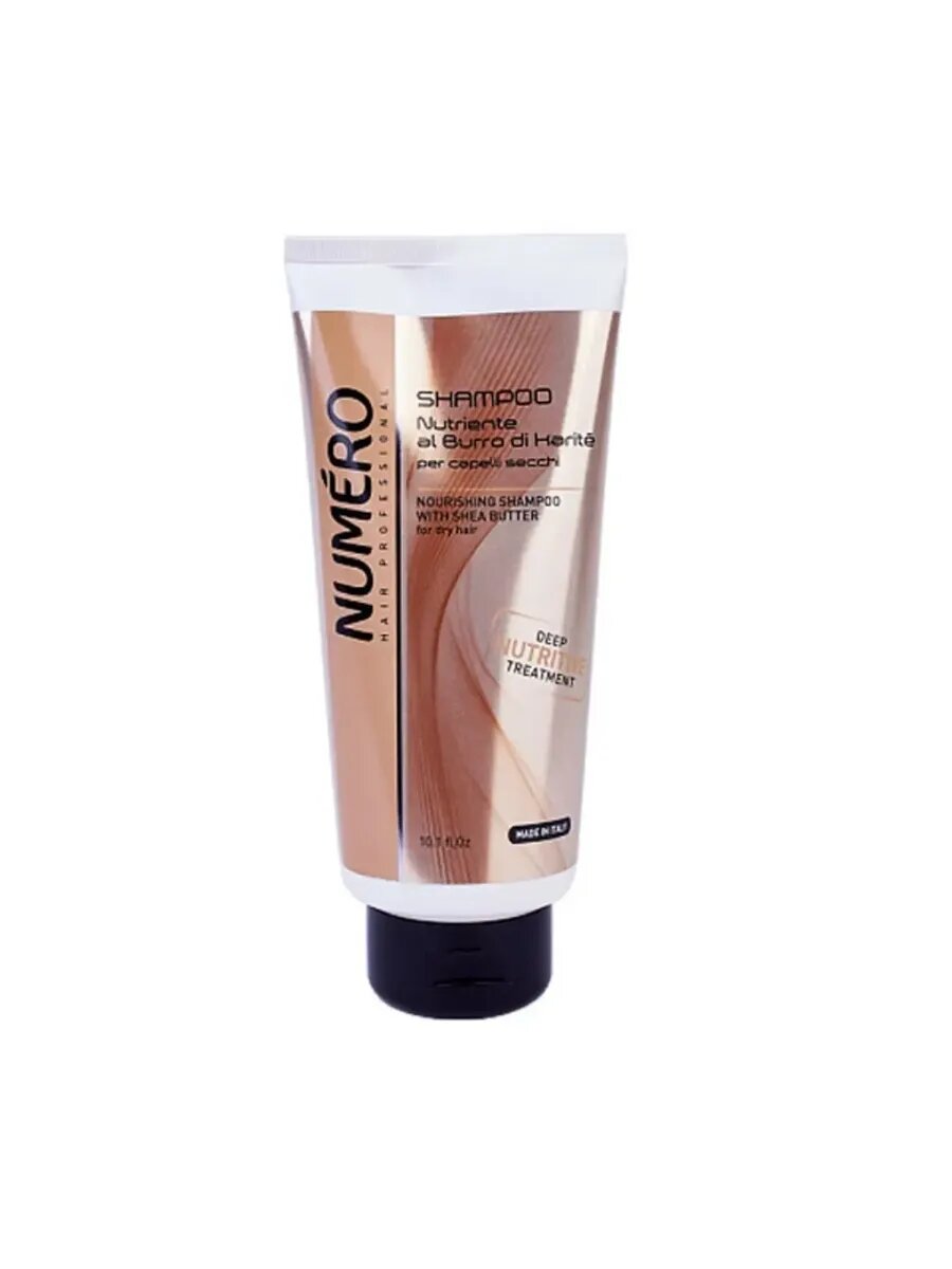 Шампунь Brelil Professional Numero Shea Butter Karite Shampoo с маслом карите для сухих волос, 300 мл