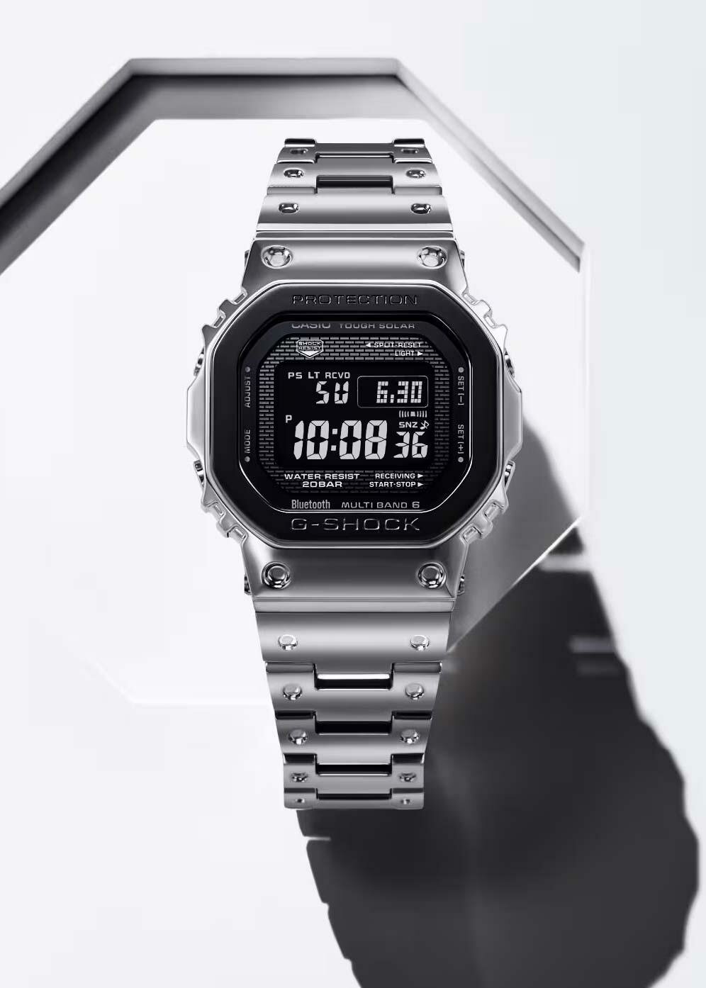 Наручные часы CASIO, серебряный, черный — фото 1