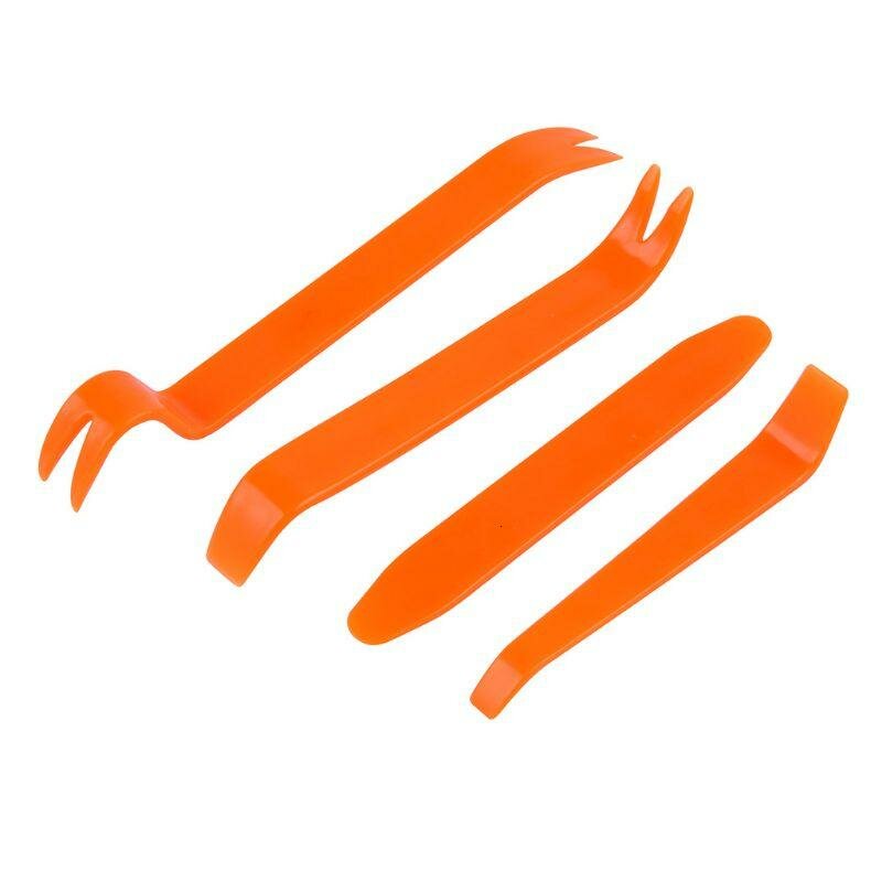Пластиковый клин для снятия обшивки двери автомобиля, Оранжевый