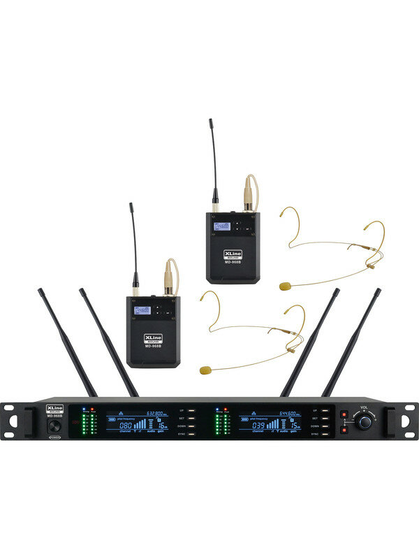 Радиосистема на четыре микрофона XLINE MD-968B(NEW)
