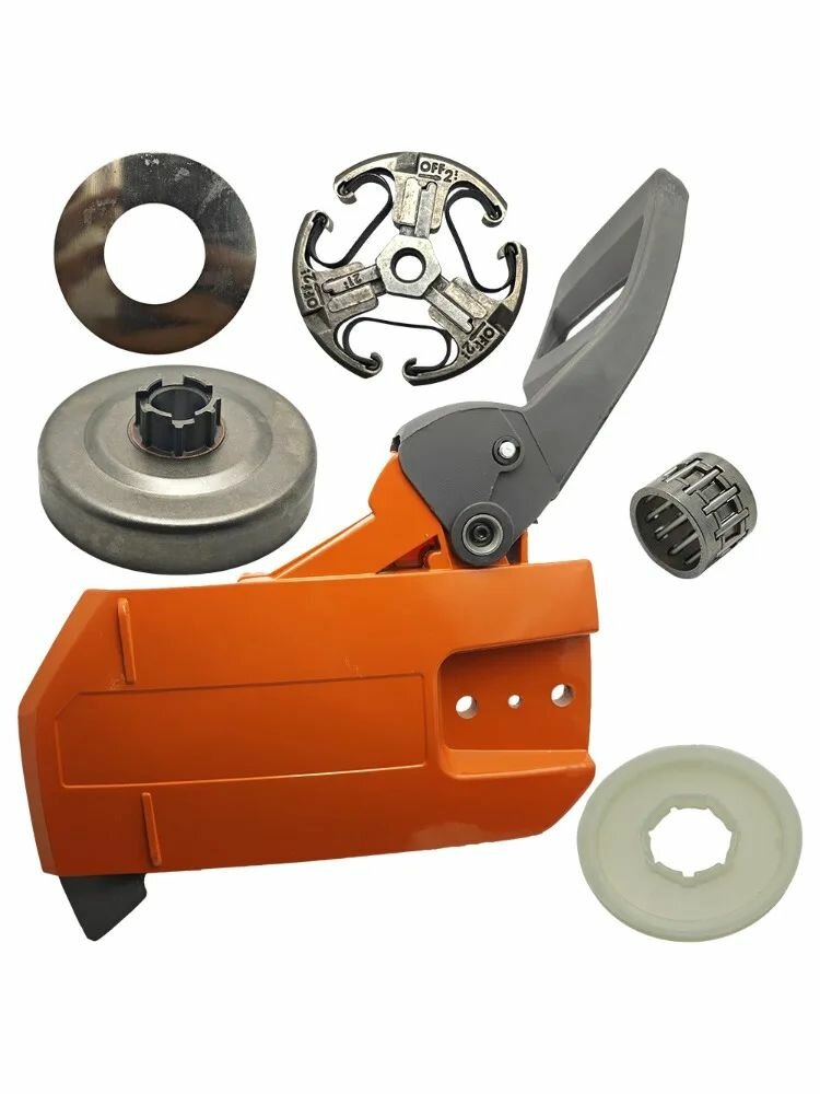 Цепной тормоз, барабан сцепления, звездочка, крышка шайбы, втулка для Husqvarna 268 272 266 61 66 272XP, запасная часть бензопилы