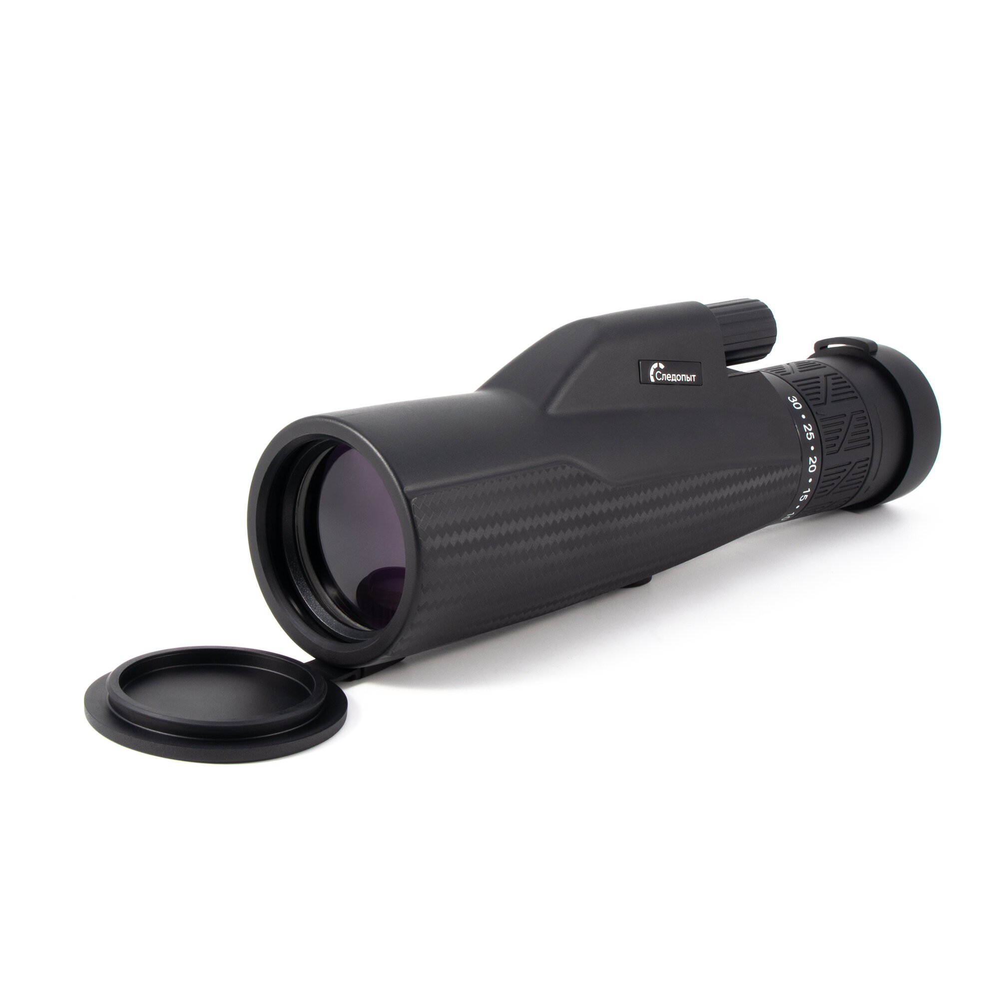 Монокуляр следопыт, 10-30х50, черный, 240*78*66 мм, 540 г, в чехле/25/