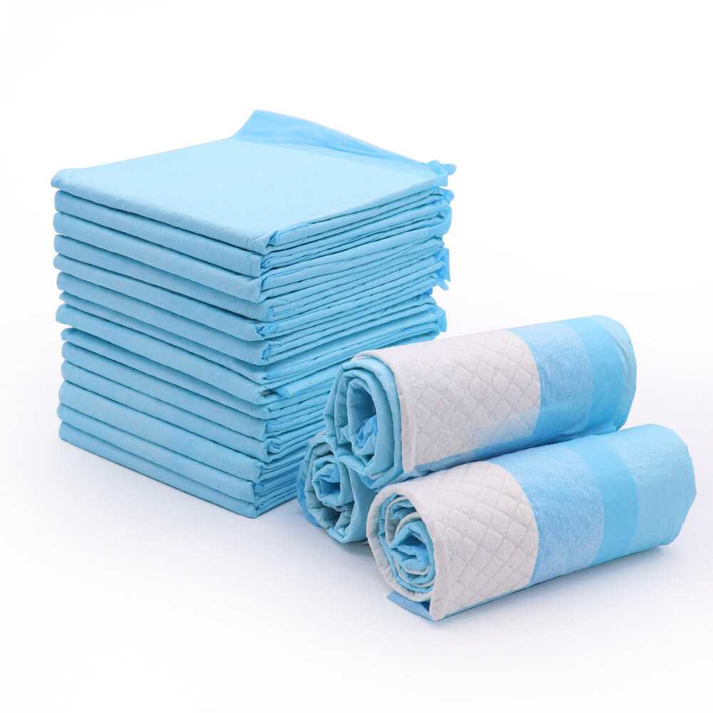 Утолщенные пеленки для собак с сильным впитыванием, бамбуковый уголь, дезодорирующие одноразовые пеленки для щенков