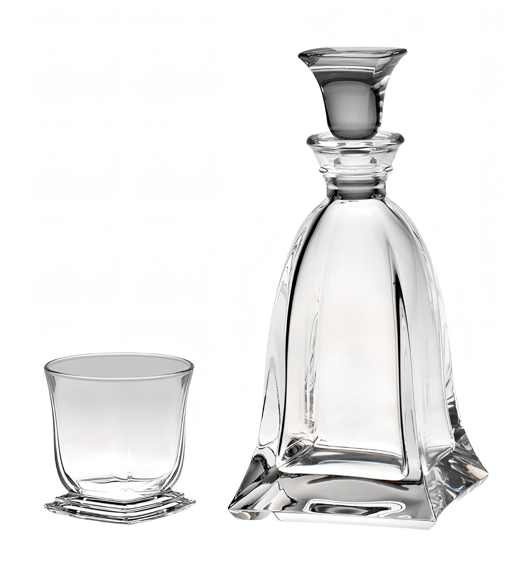 Набор для виски "PRINCE": 1 штоф 750 мл + 6 стаканов 320 мл, хрусталь, Crystal Bohemia/ БПХ142