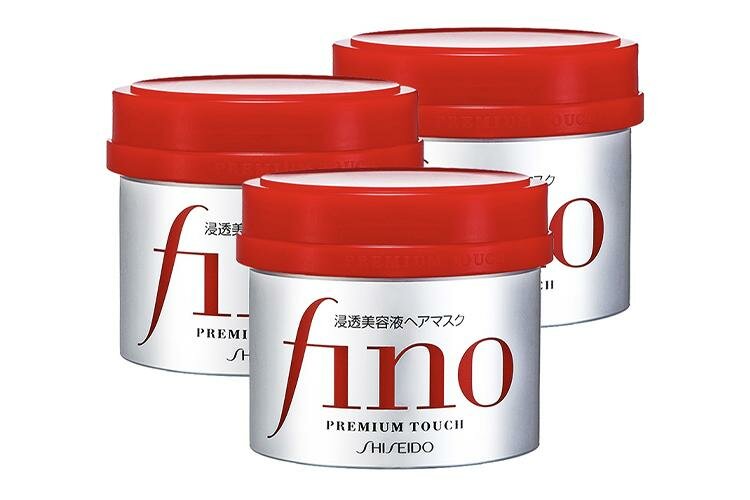 Восстанавливающая маска для волос женская Fino Red Treasure Vase 230g*3 Тайваньская версия, red