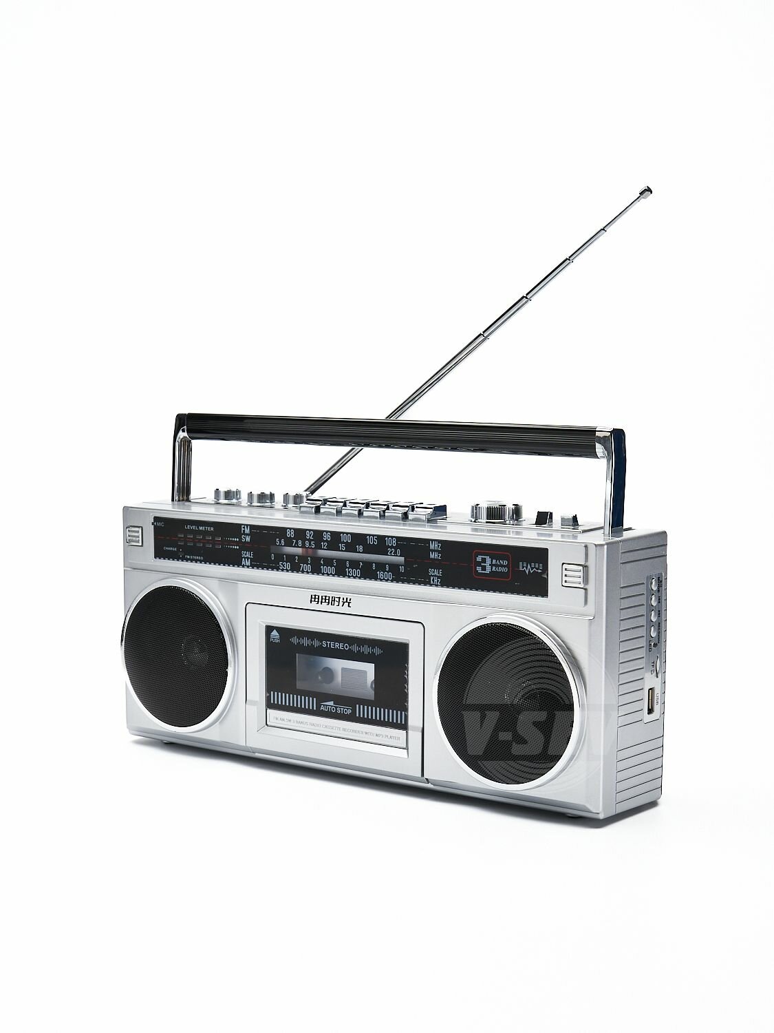 Кассетная магнитола с Bluetooth, USB и microSD HS-2501BT